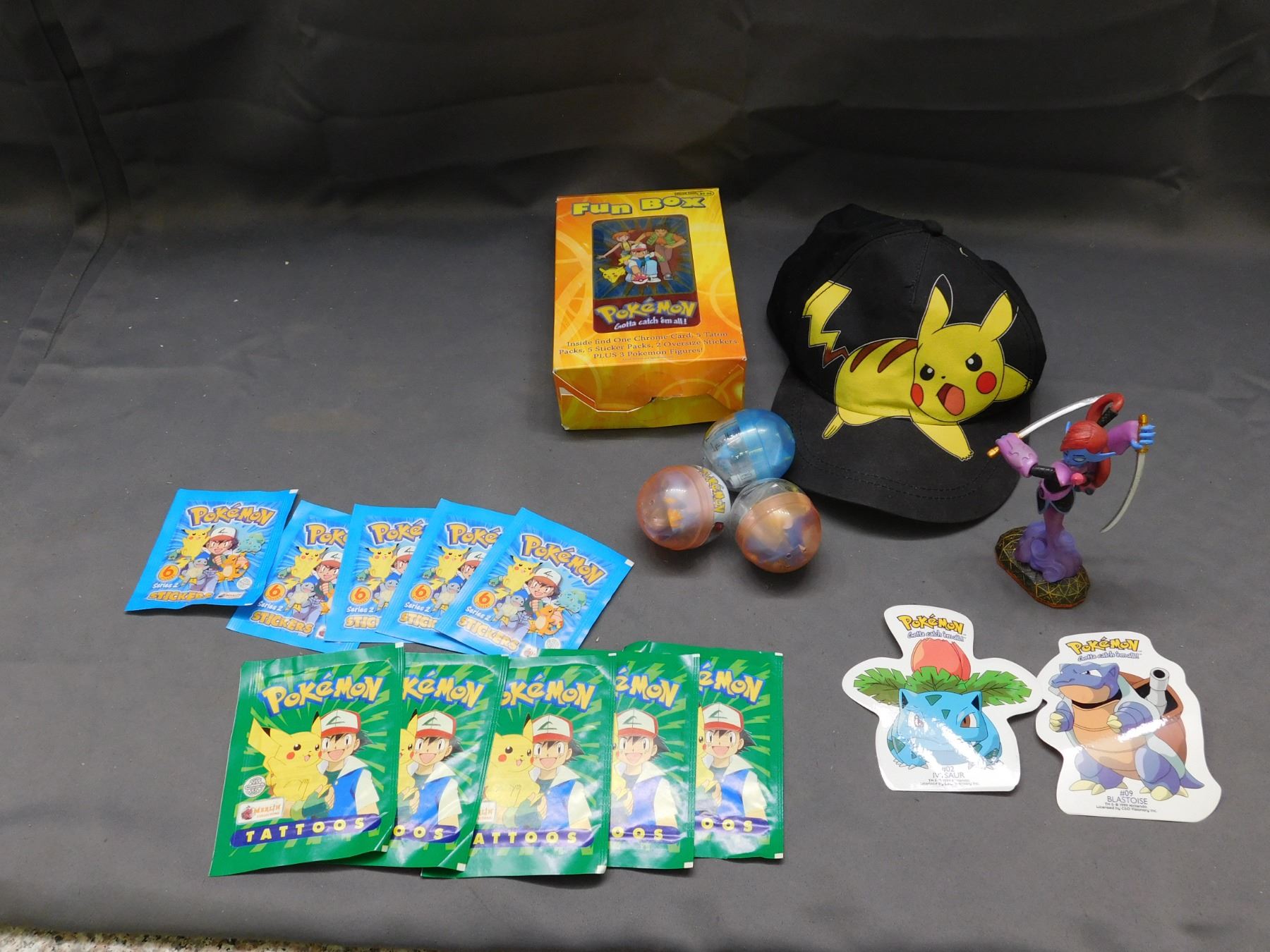 Pokemon Gacha Figures, Sticker Packs, Temporary Tattoos, Skylanders ...