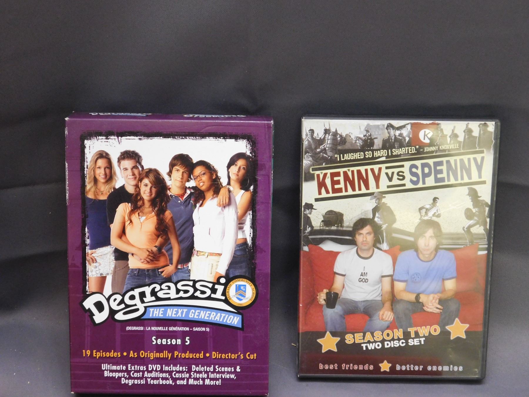 Kenny vs Spenny DVDs, Degrassi Season 5 DVD Set & Sopranos VHS Tape Box Set