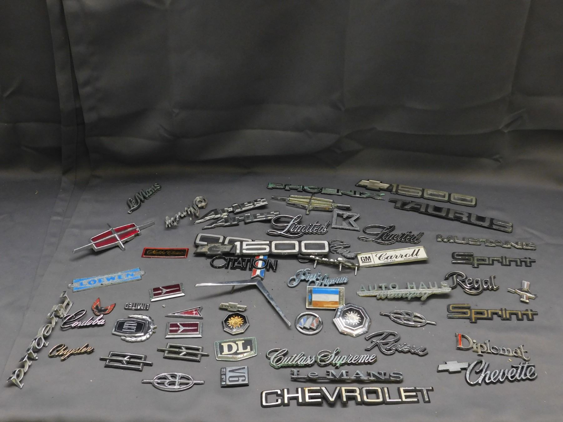 Large Lot of Car / Dealership Emblems Logos