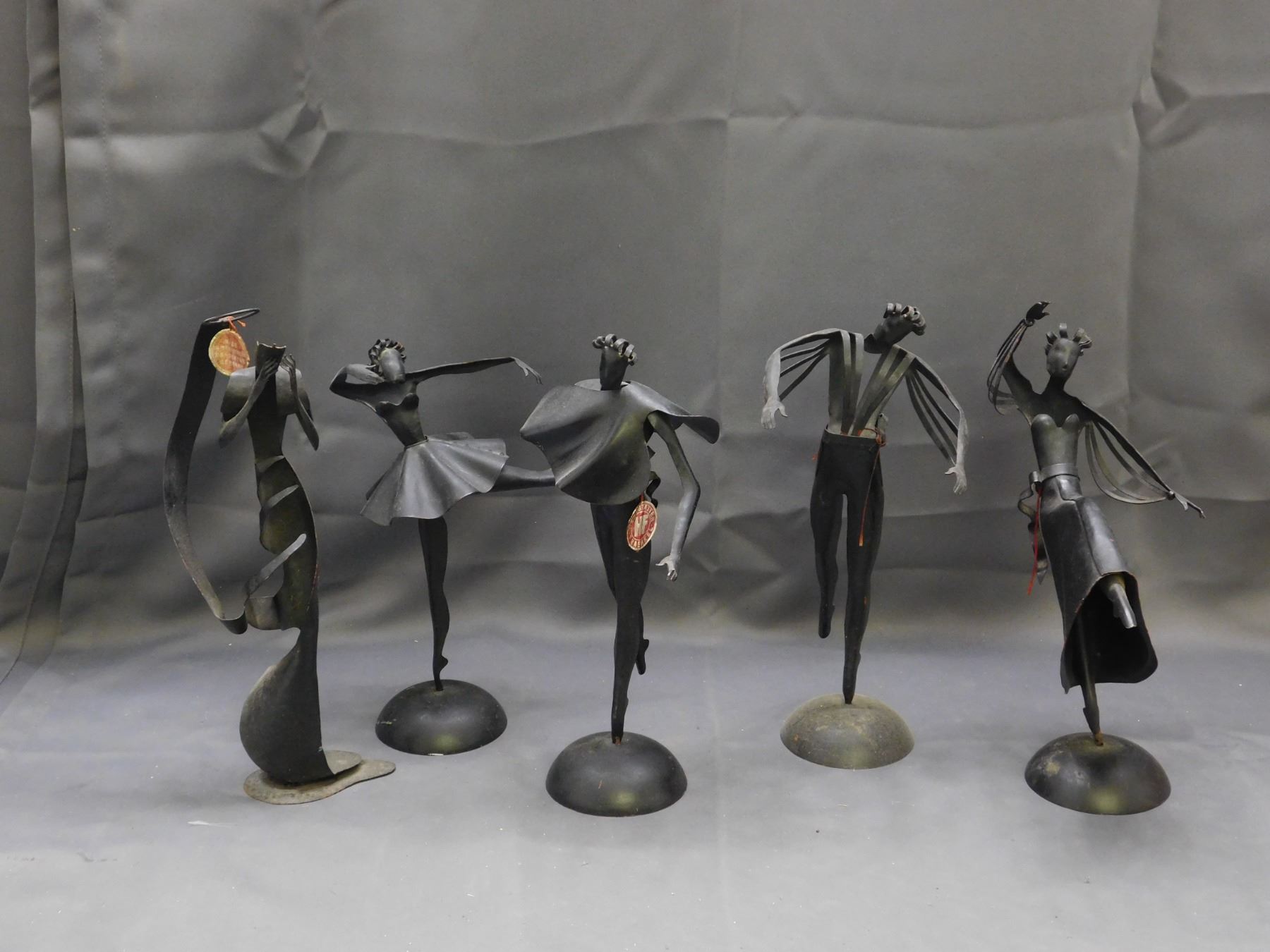 Lot of 5 Werkstatten German Metalware Art Metal Sculptures Metalcraft ...