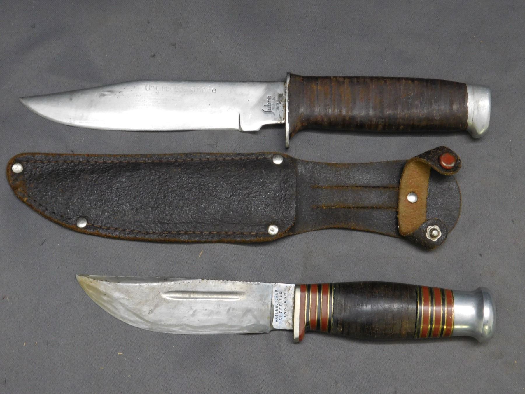 Vintage Wade Butcher & Sabre Original Bowie Knife