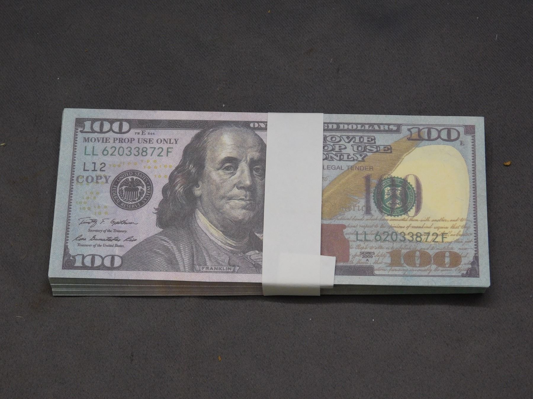 100 Count US USA $100 Movie Props (movie use only) Bank Notes Money, Bills