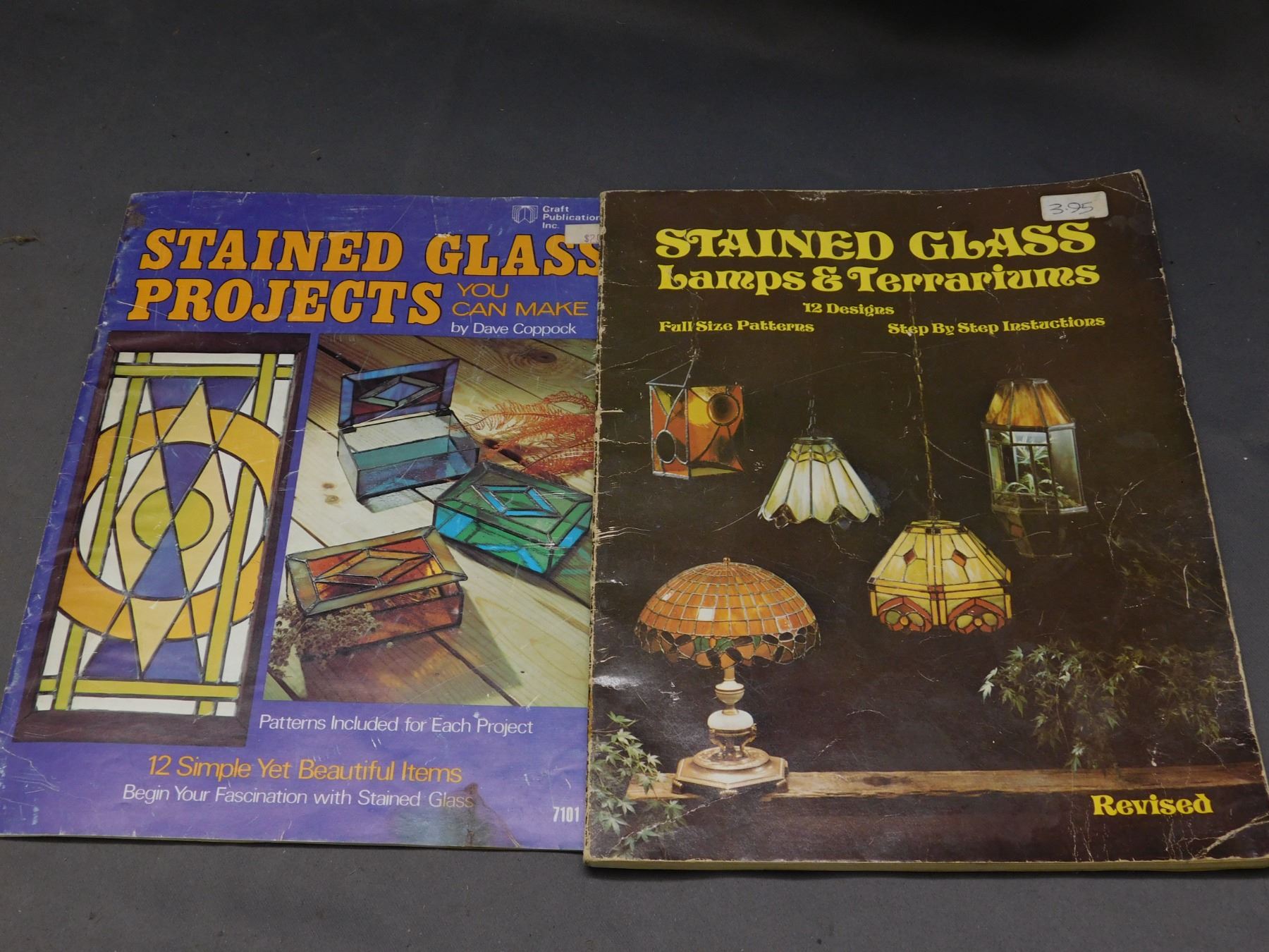 2 Stained Glass Pattern Books