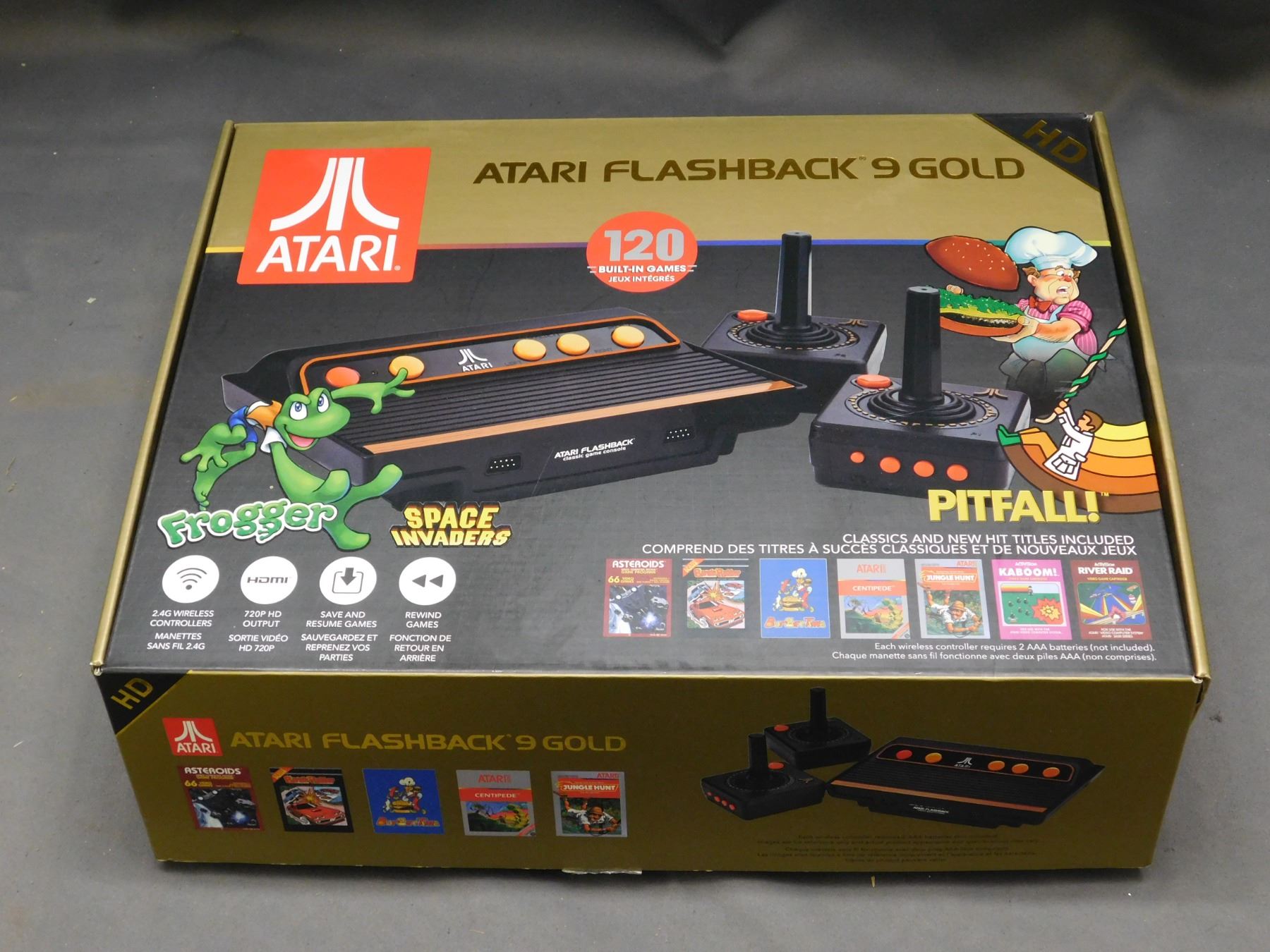 Atari Flashback 9 Gold HD 120 Built-In-Games