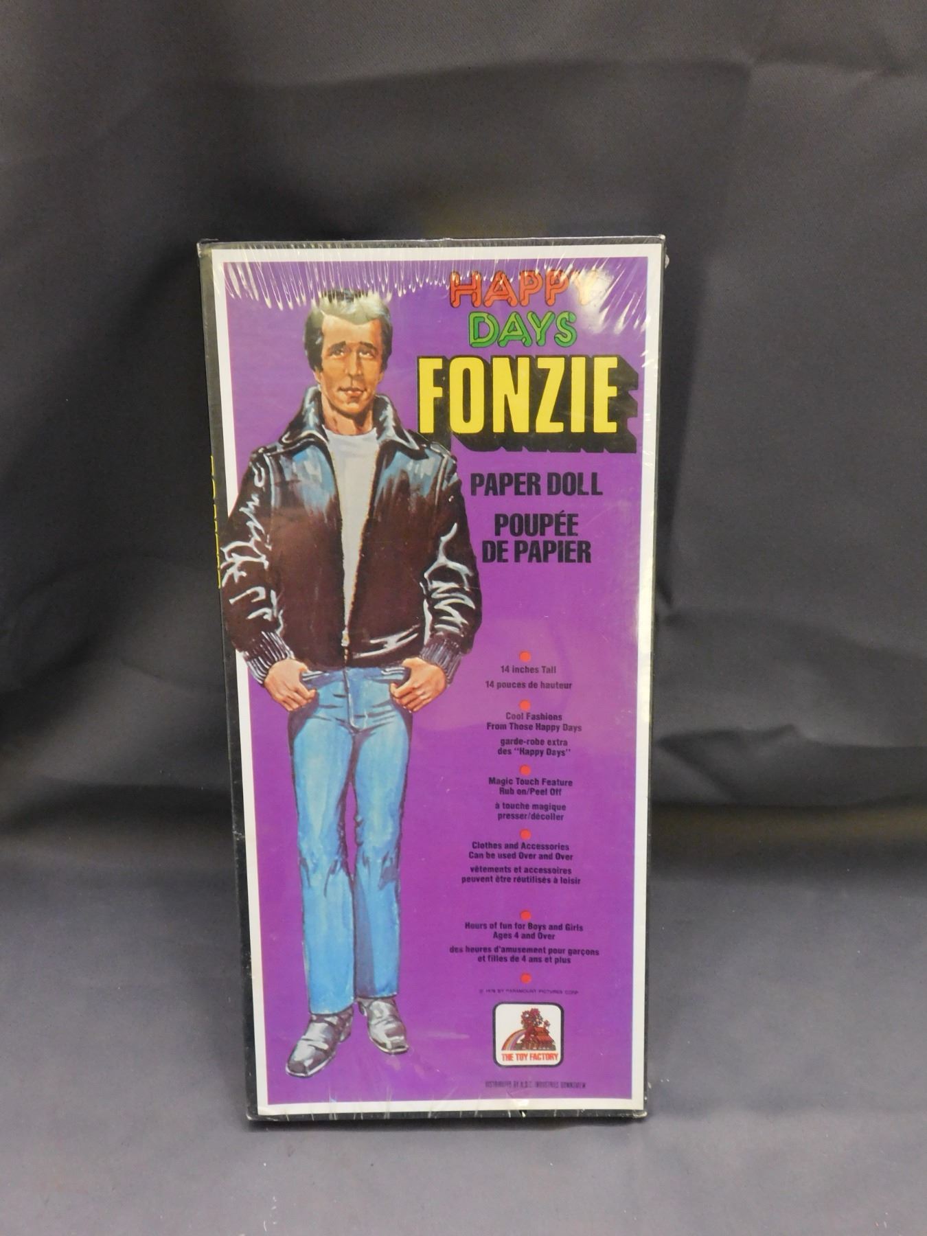 Happy Days Fonzie SEALED Paper Doll by The Toy Factory