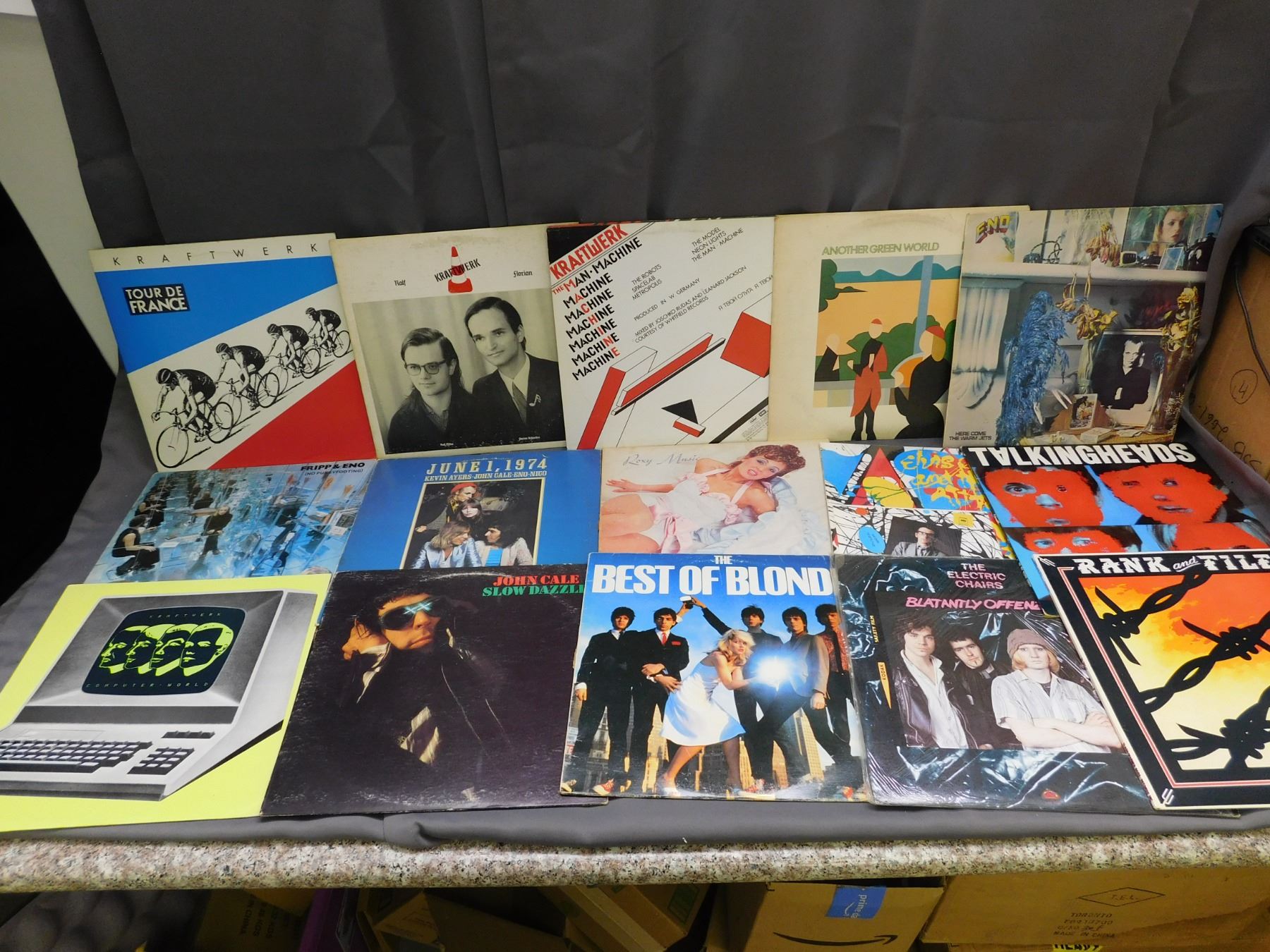 Lot of 15 Assorted Rock Vinyl Records LPs Talking Heads, The Electric ...
