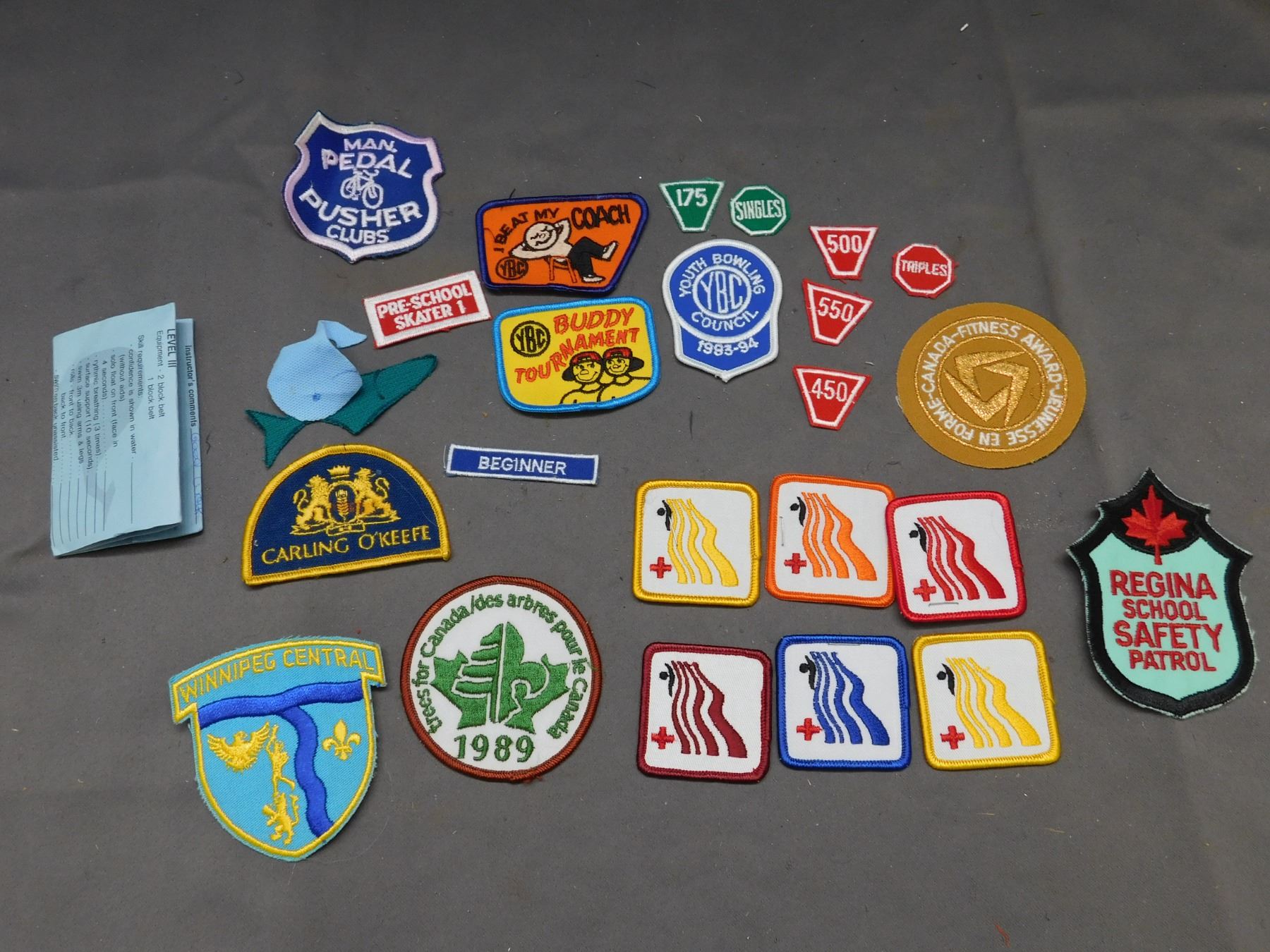 Lot of Assorted Patches Canada Regina School Safety Patrol, Pedal ...