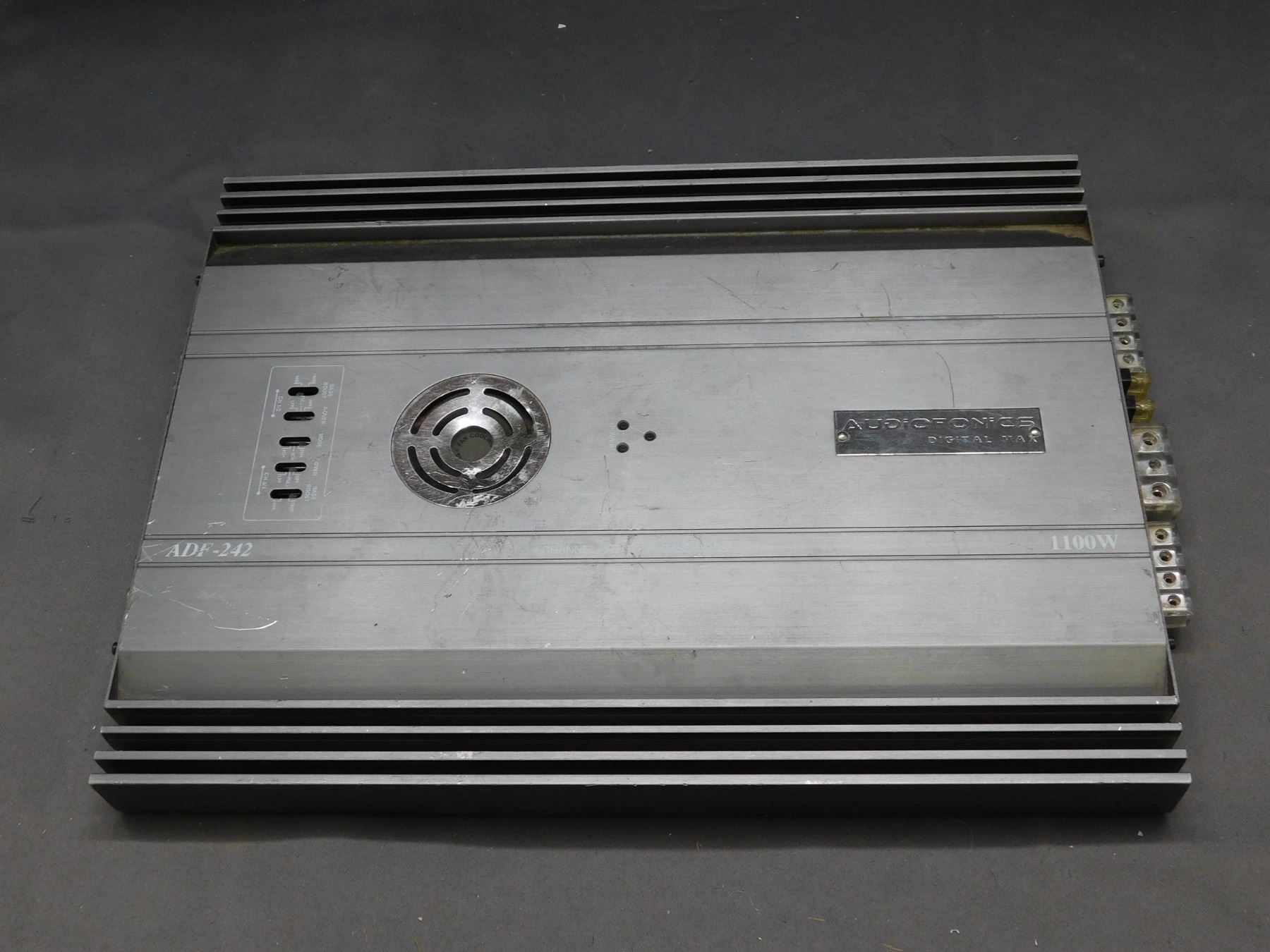 Audiofonics Car Audio Amplifier Digital Max 1100W 4 Channel Bass Boost Unit