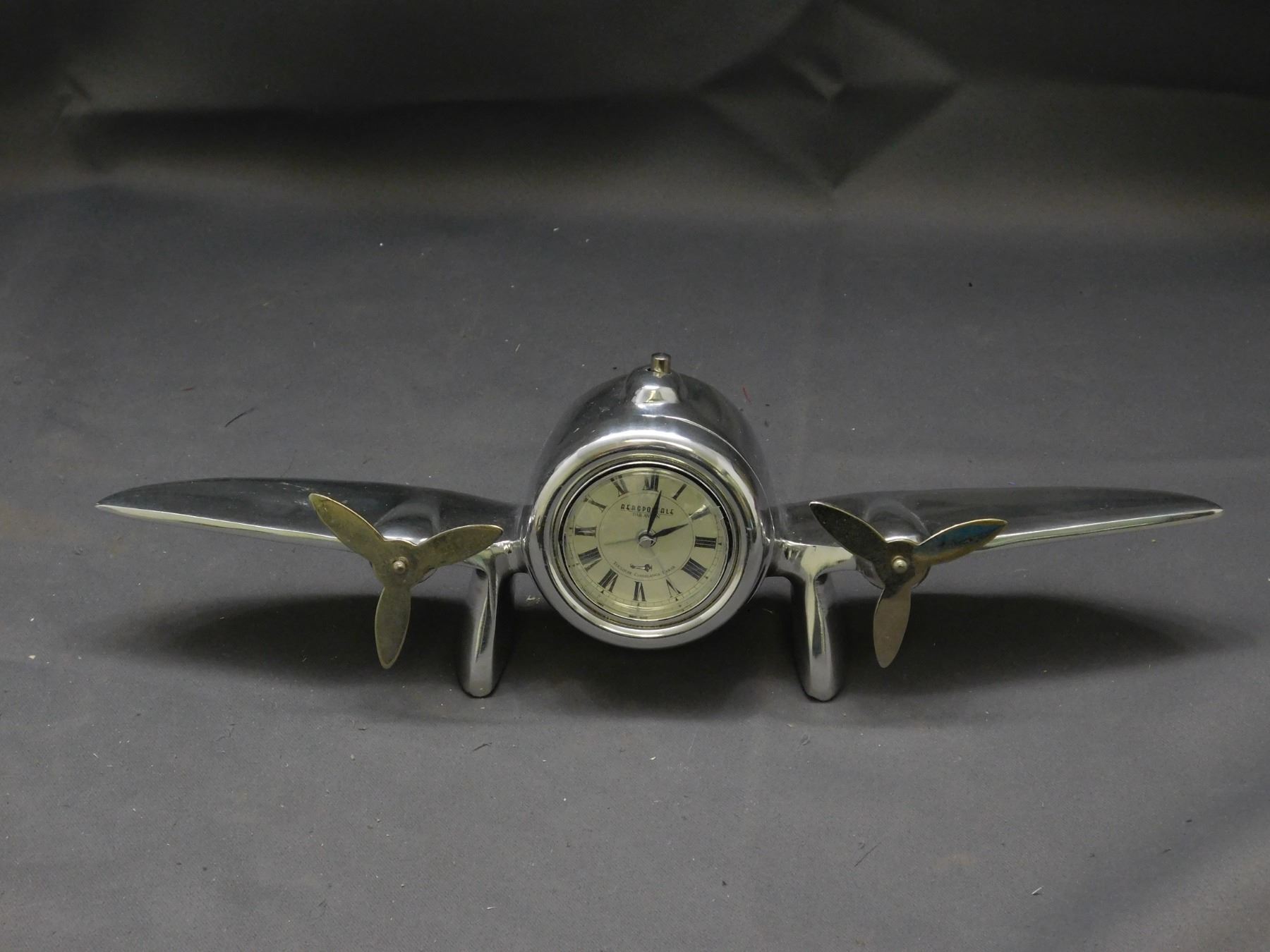 Cast Aluminum Aeropostale Paravion Casablanca Aviation Mantle / Desk ...