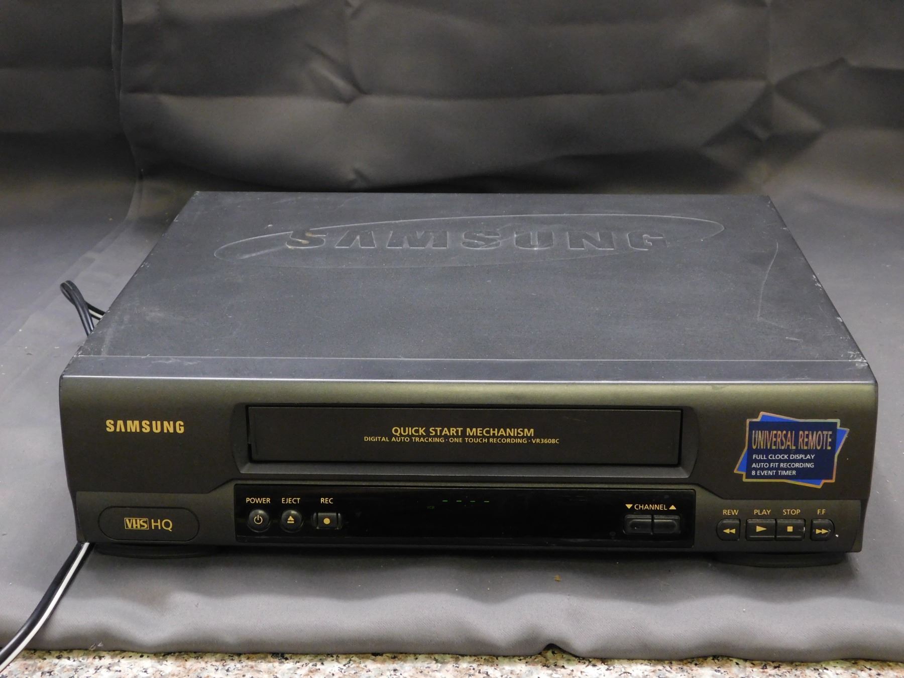 Samsung VHS VCR Tape Player Quick Start Mechanism