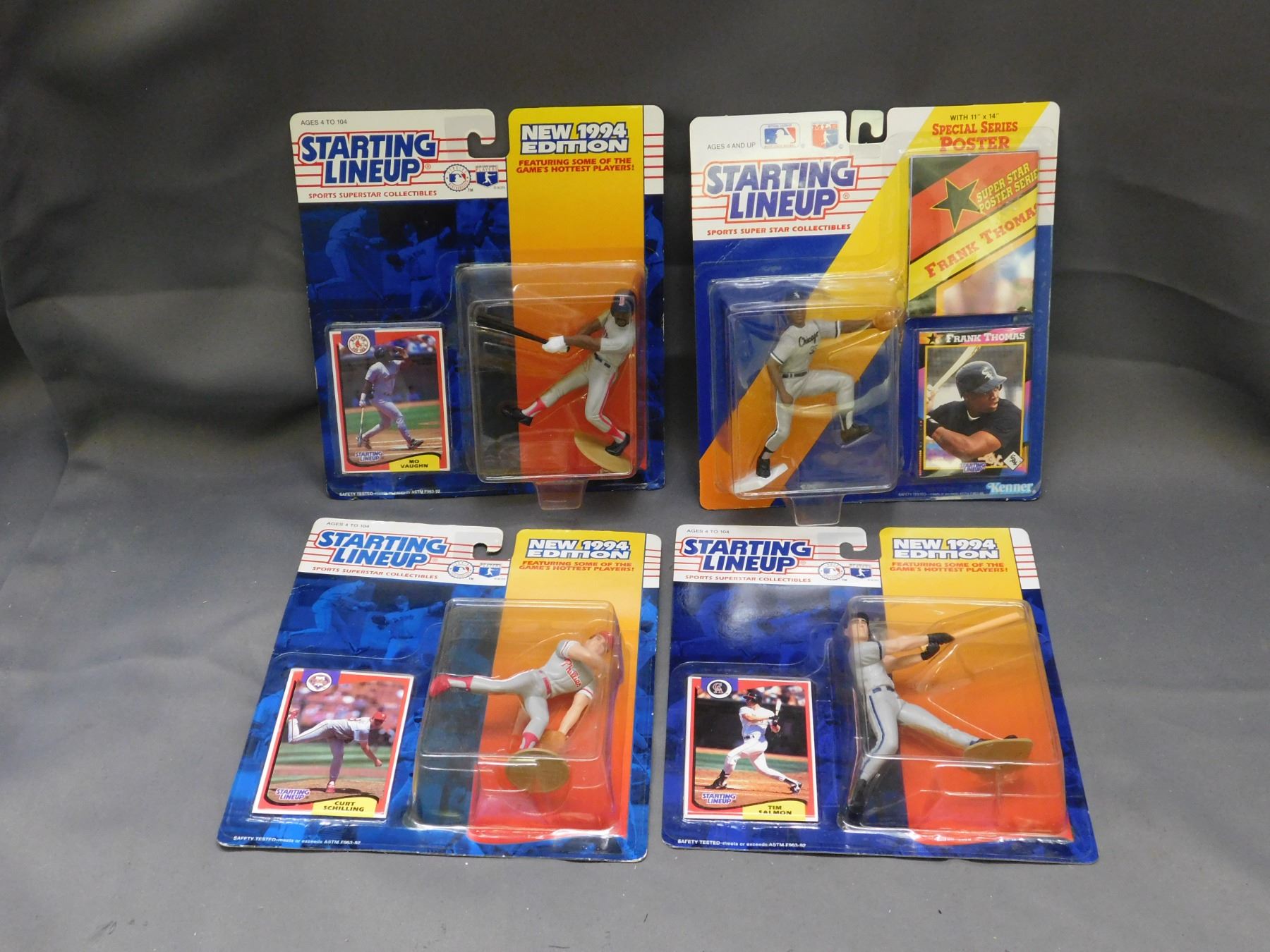 Lot of 4 MLB Starting Lineuo Sports Super Star Collectibles Kenner 1991 ...