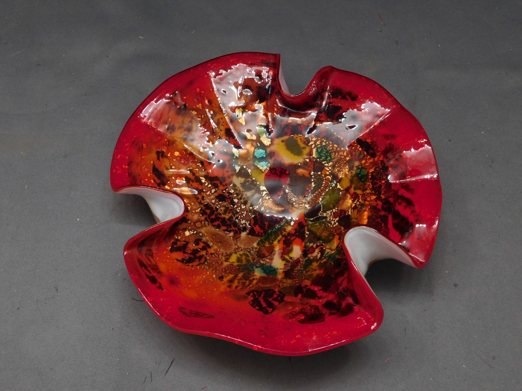 Art Deco Art Glass Dish