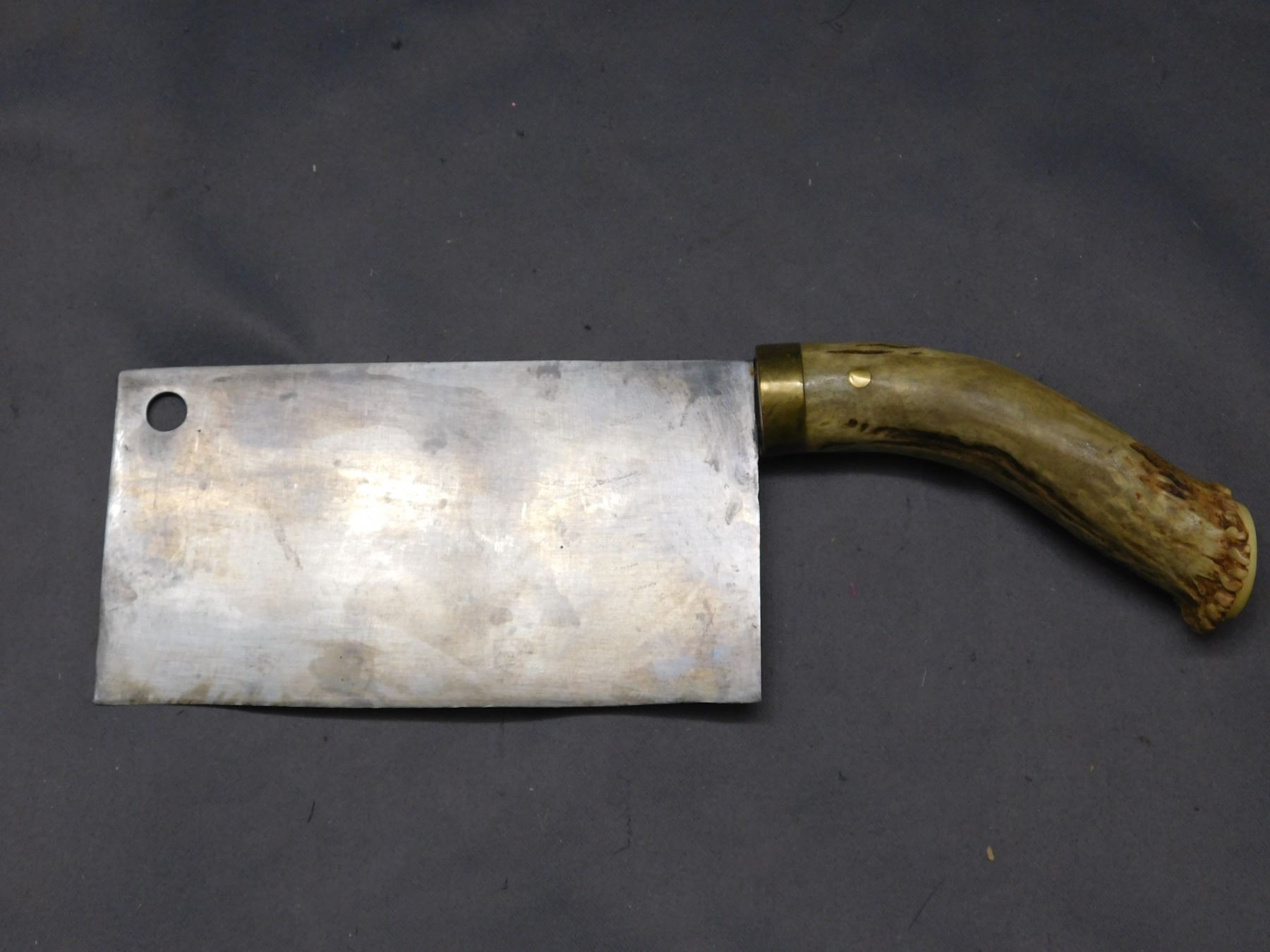 Antler Bone Butchers Axe Knife Cleaver