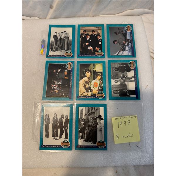 The Beatles Collector cards the river group