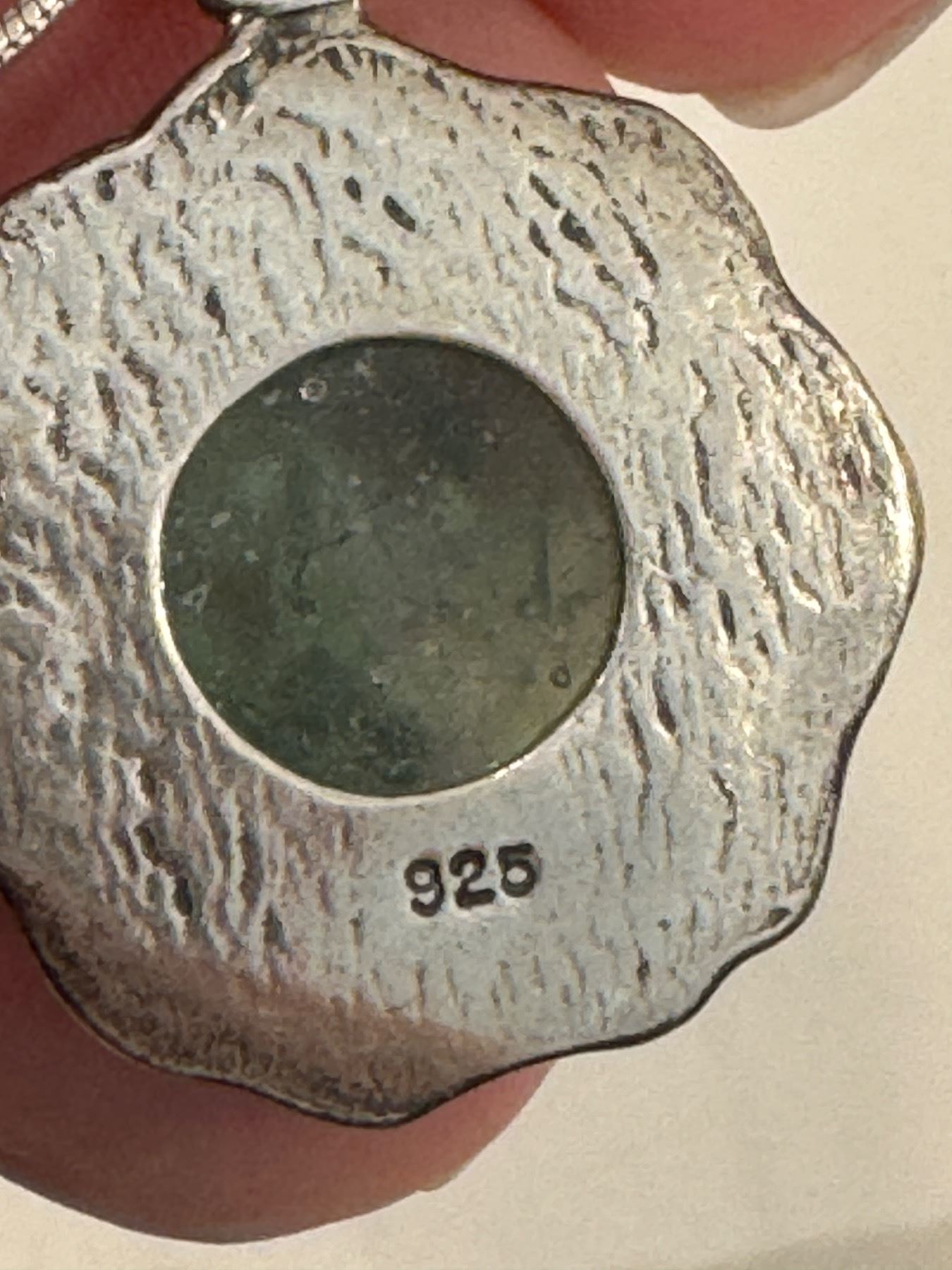 Pendant stamped 925 Necklace stamped 925 Italy