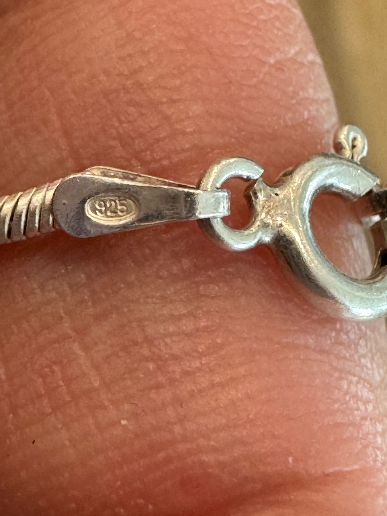 Necklace stamped 925 with Pendant