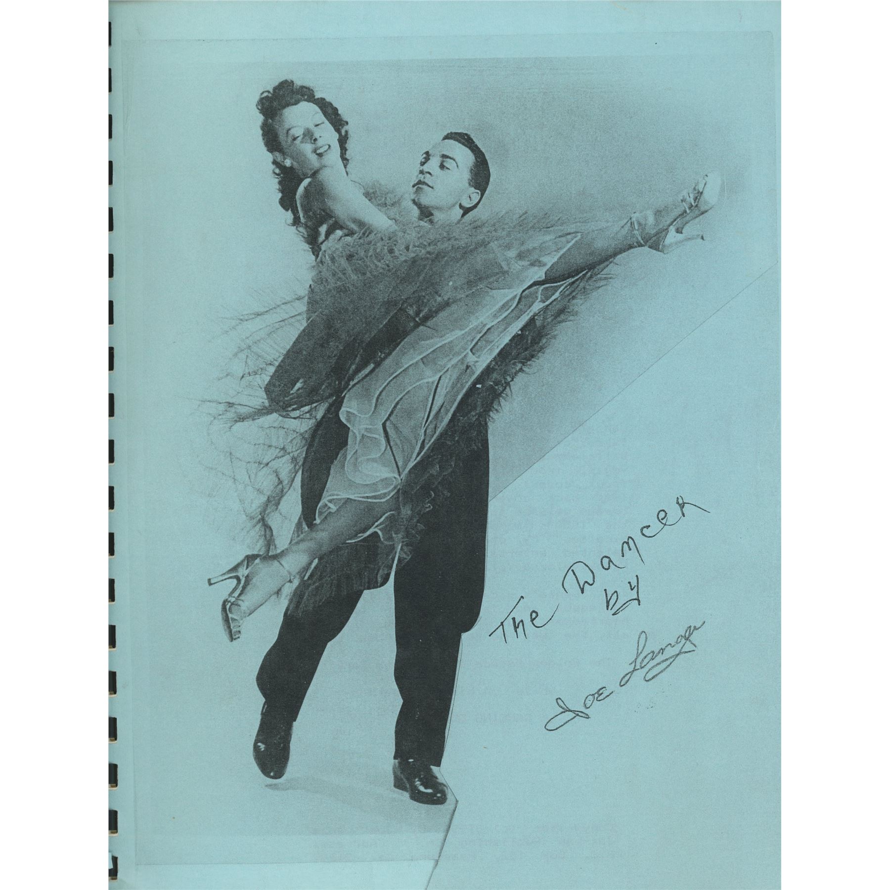 Joe Lanza signed photpo