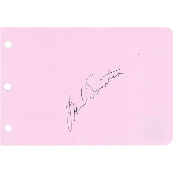 Frank Sinatra autograph