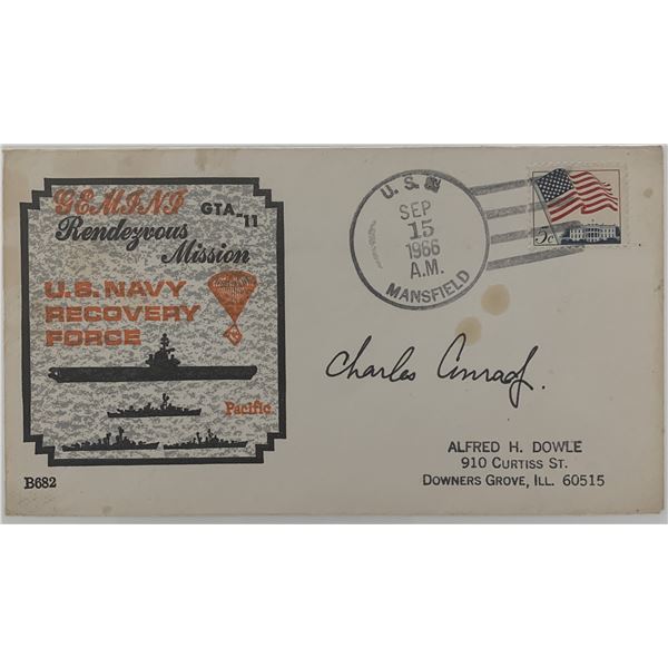 Astronaut Charles Conrad signed FDC. GFA Authenticated