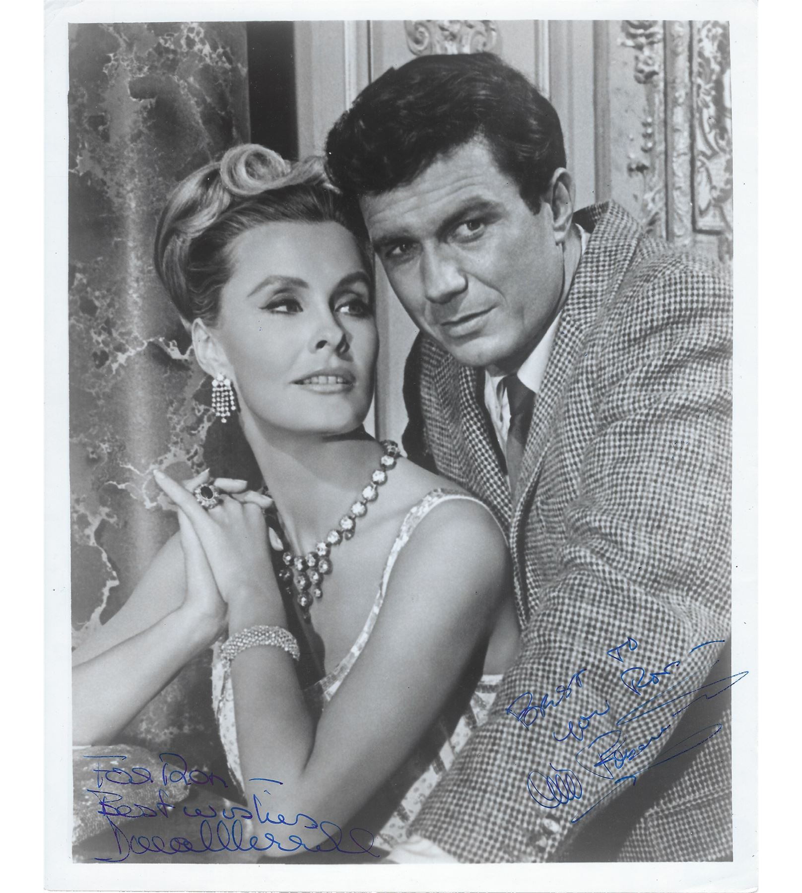 Dina Merrill and Cliff Robertson Signed Photo