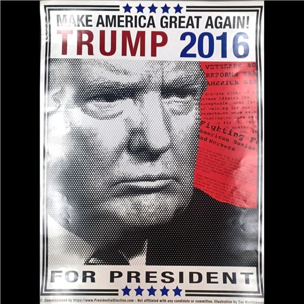 Donald Trump 2016 Make America Great Again Digital Print