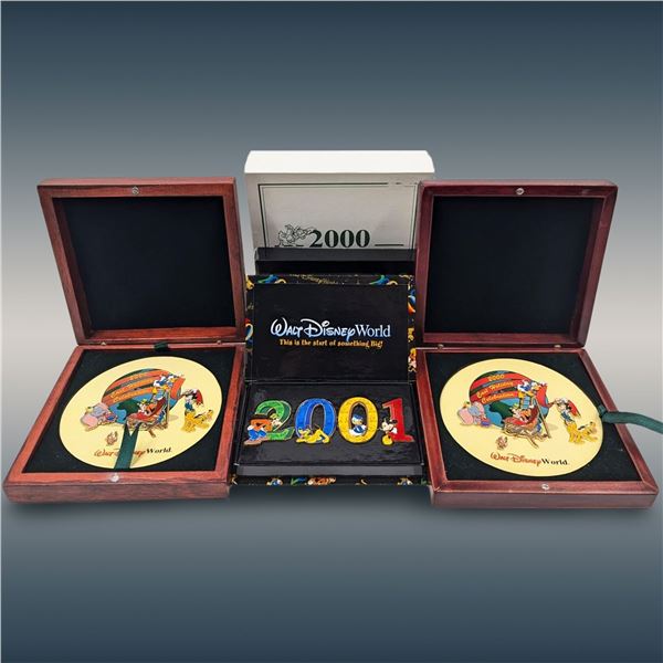 Set Of 3 Complete Walt Disney 2000-2001 Commemorative Cast Member Pins ...