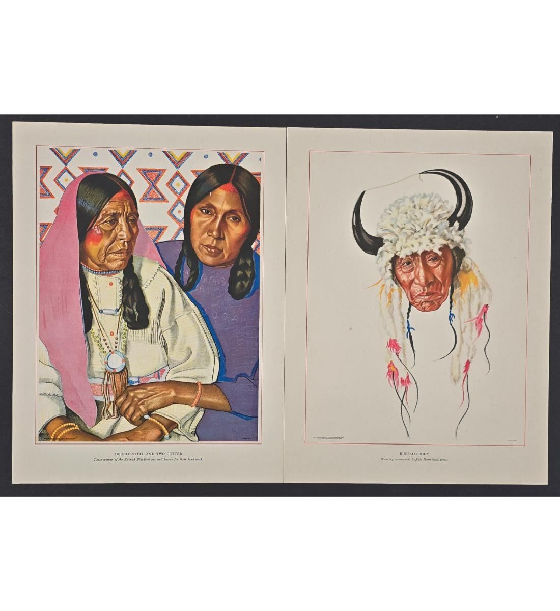 American Winold Reiss 1886-1953 From The Original Paintings Lot Of 2 ...
