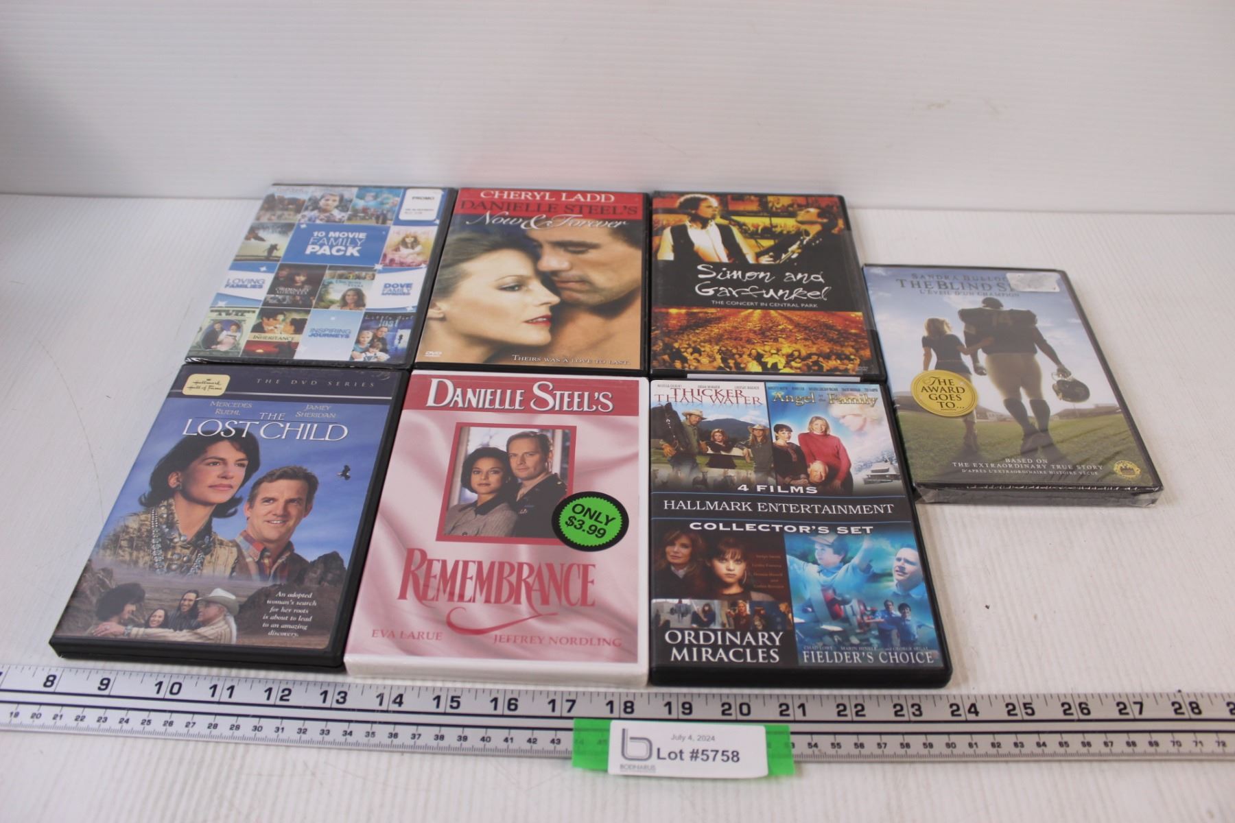 (7) DVDS: Blind Side, Simon & Garfunkel, Lost Child, Misc.