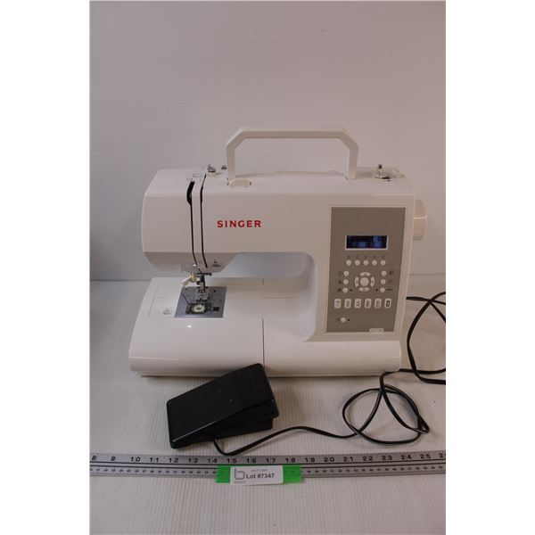 Singer Sewing Machine Powers On Bodnarus Auctioneering