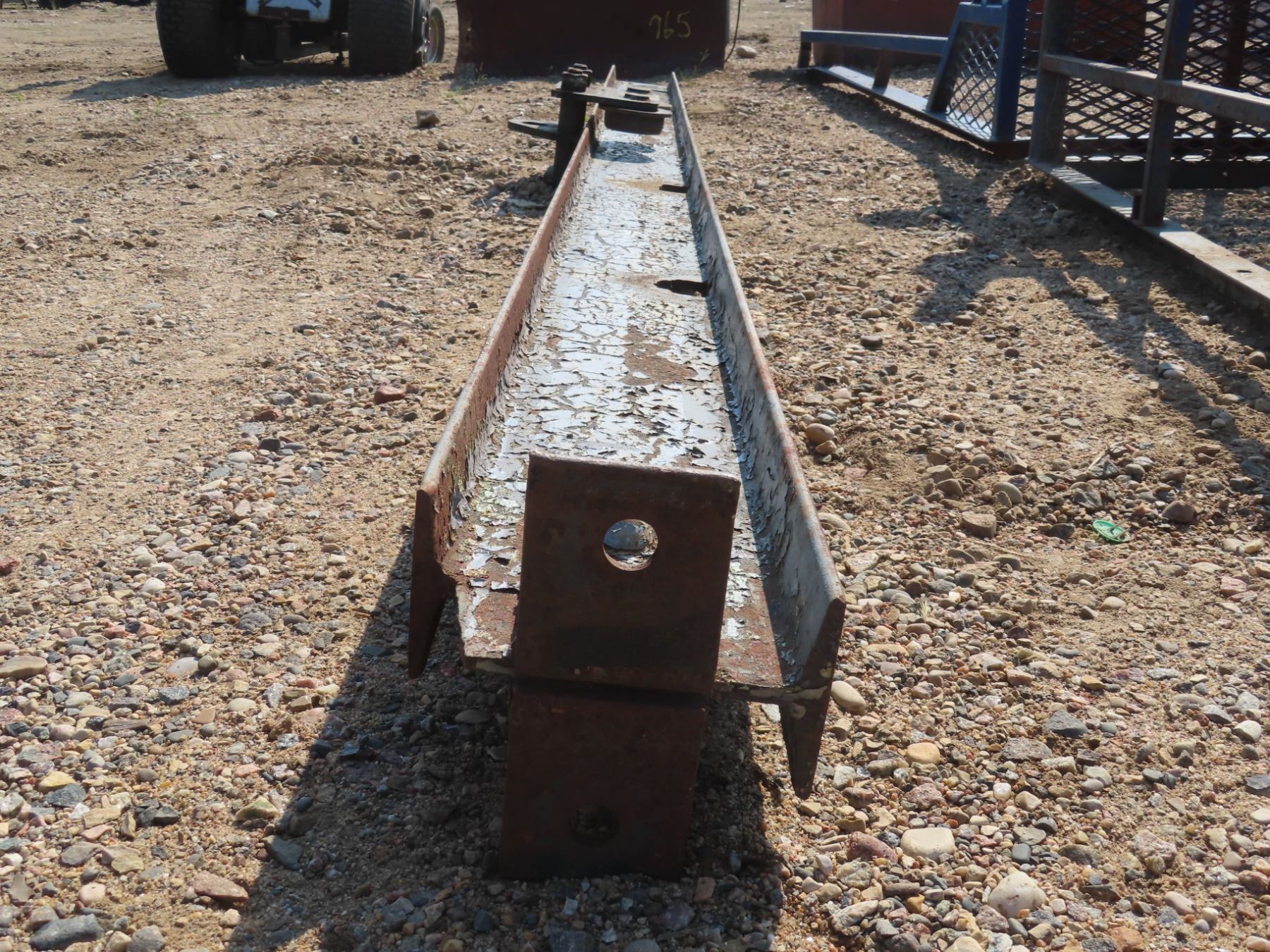 136" x 7" I- Beam with roller overhead beam for lifting - Schmalz Auctions