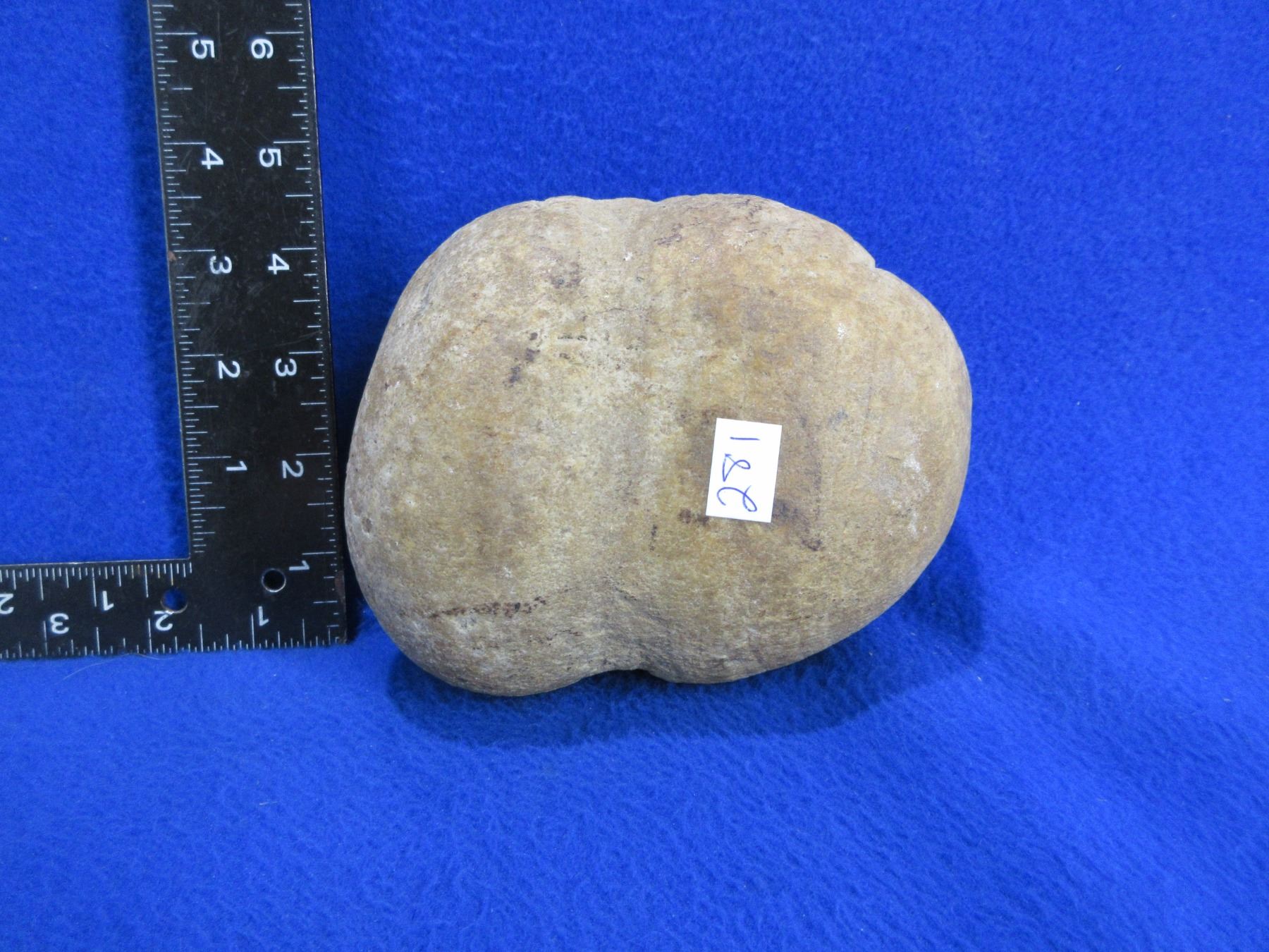 Native American Grooved Stone Hammer Maul