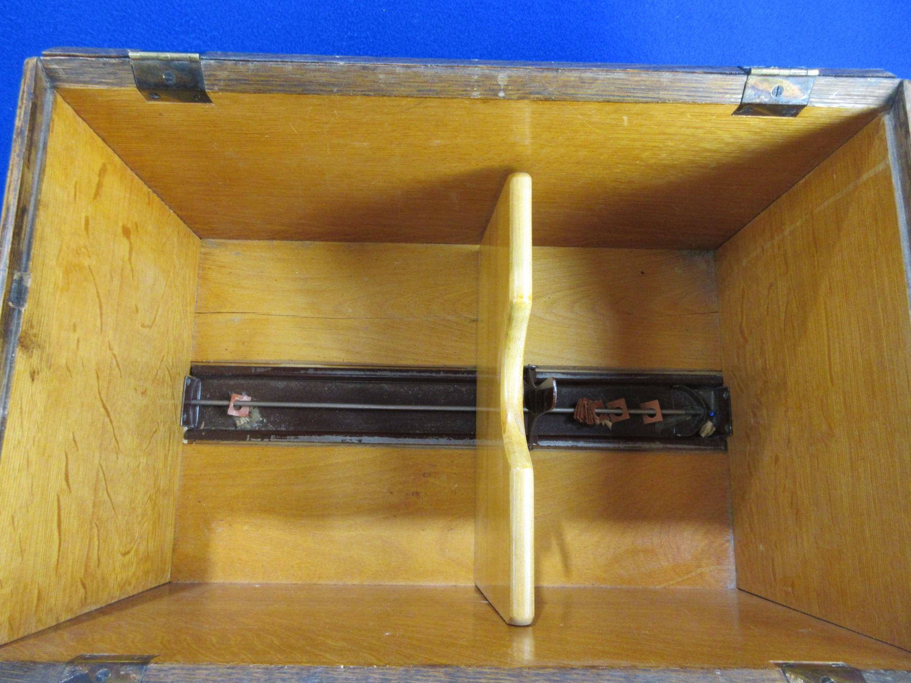 Vintage Wood Box File Cabinet - 20" x 13" x 11"