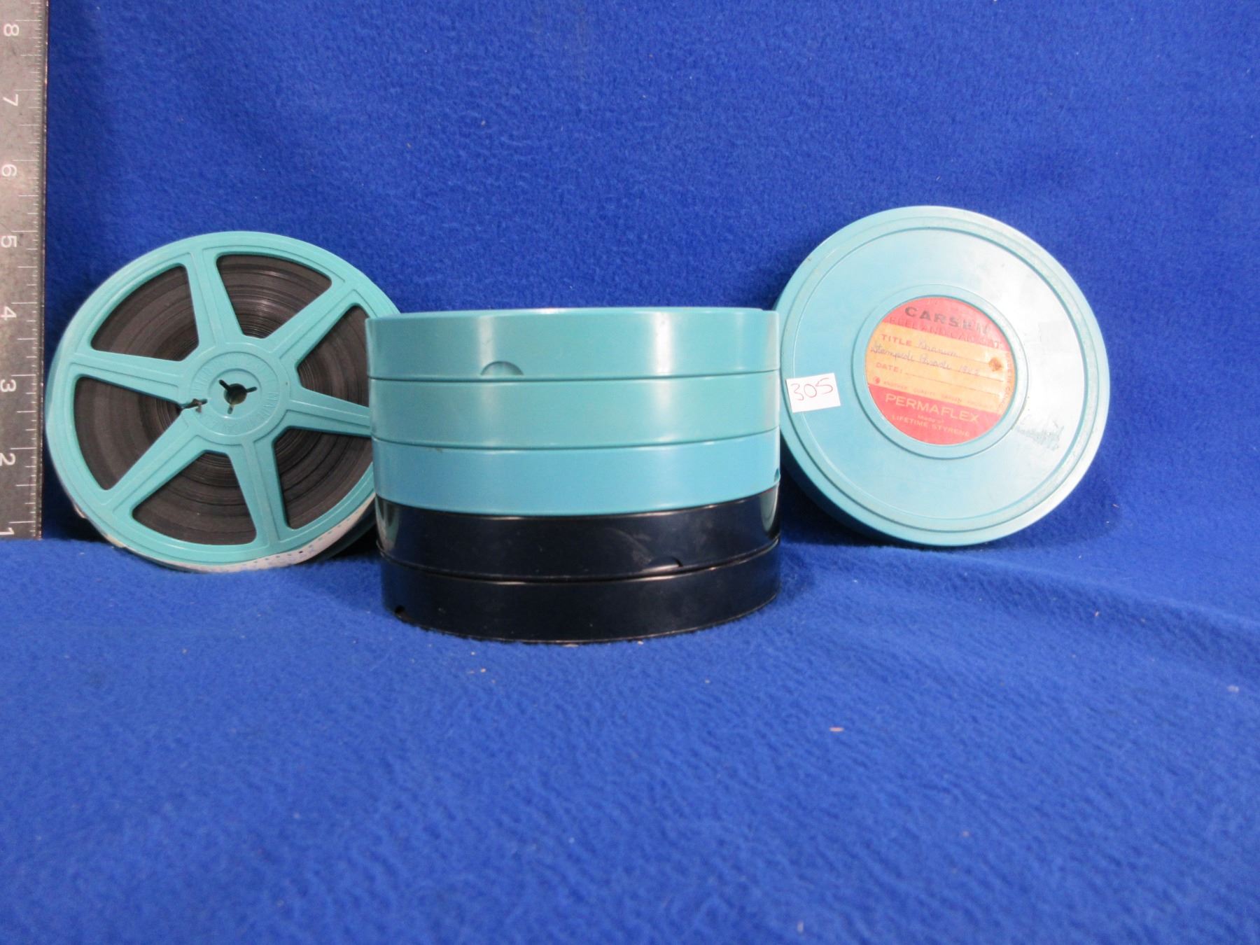 6 Vintage 8mm Film Reels from 1962 - 1970