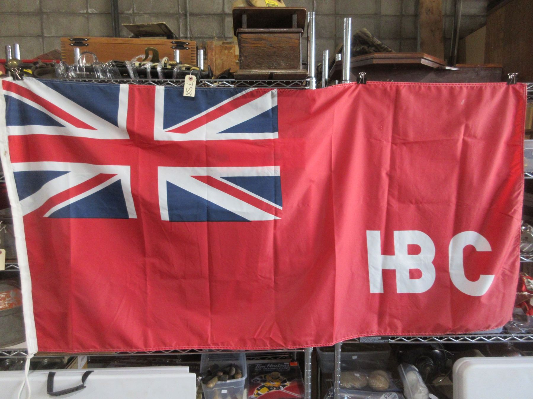 Vintage HBC (Hudson's Bay Company) Flag - 3' x 6'