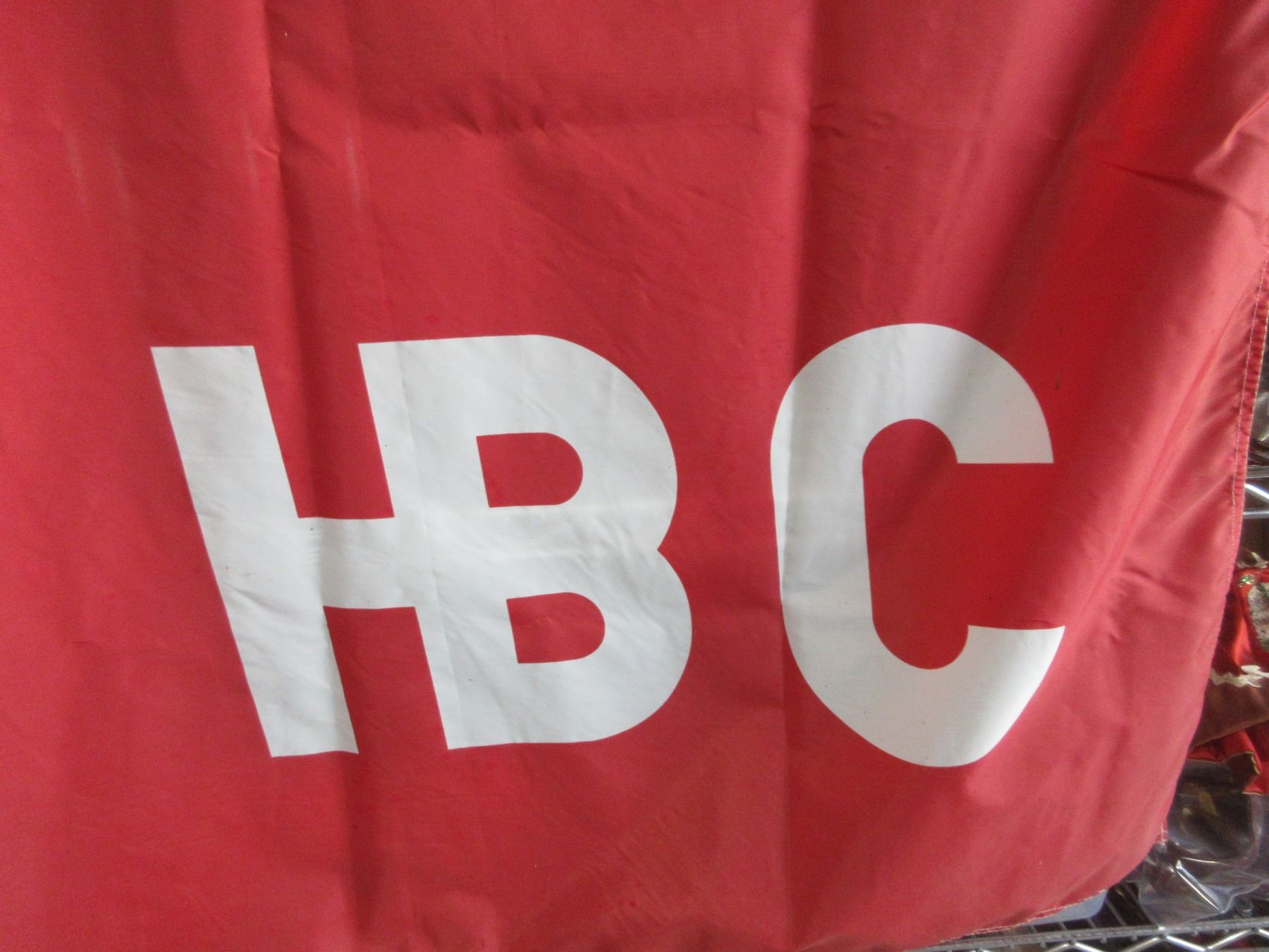 Vintage HBC (Hudson's Bay Company) Flag - 3' x 6'