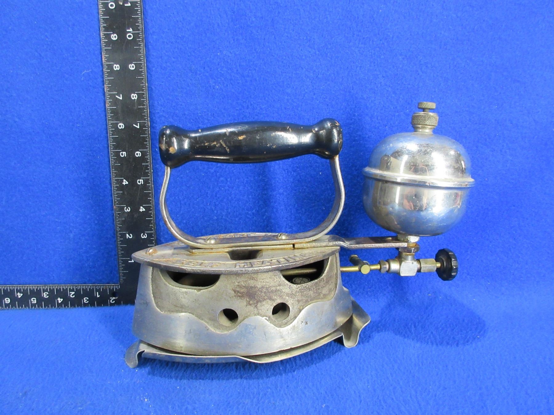 Vintage Gas Self Heating Comfort Iron