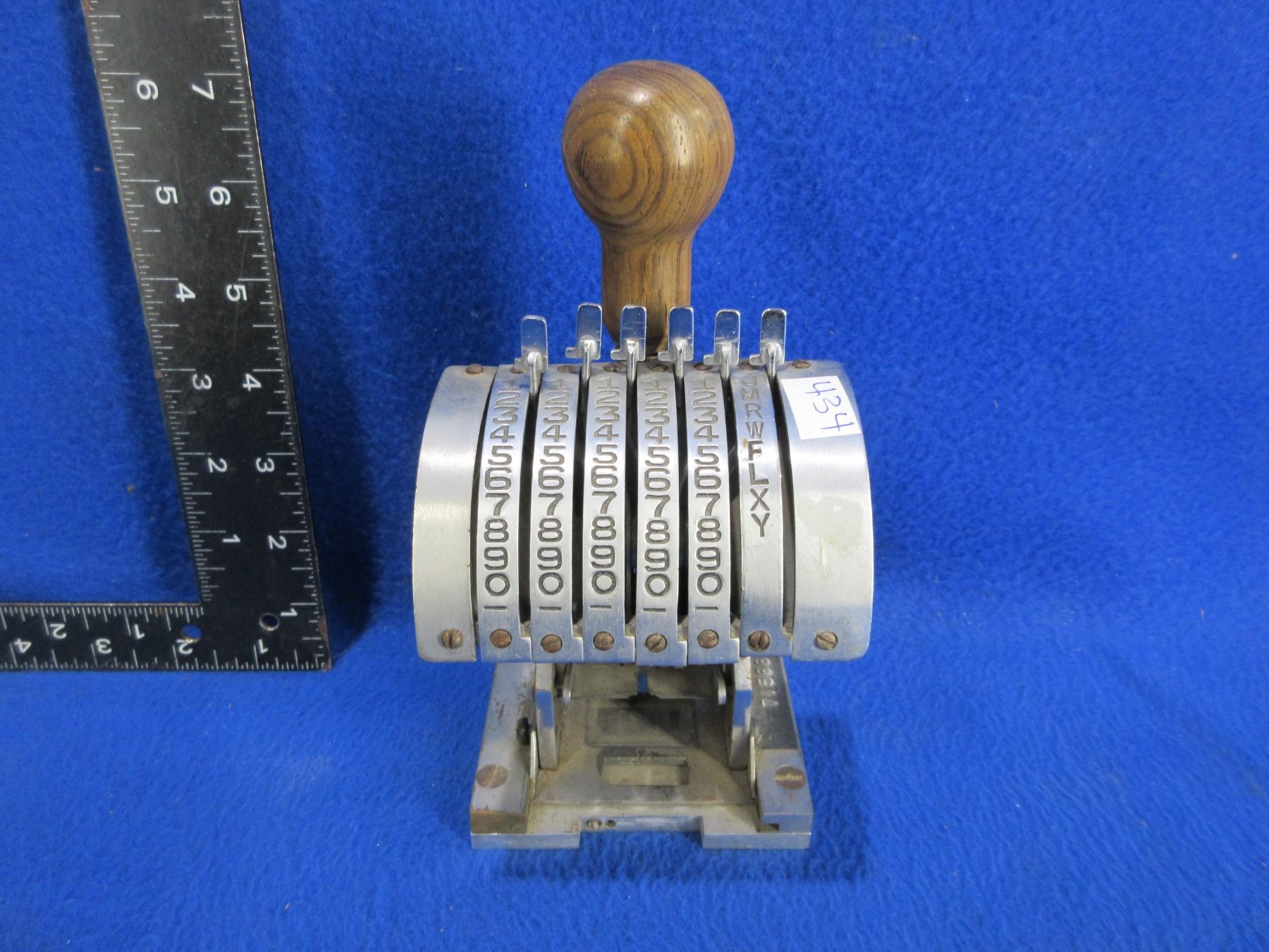 Vintage Speed Set Model 43B American Numbering Machine