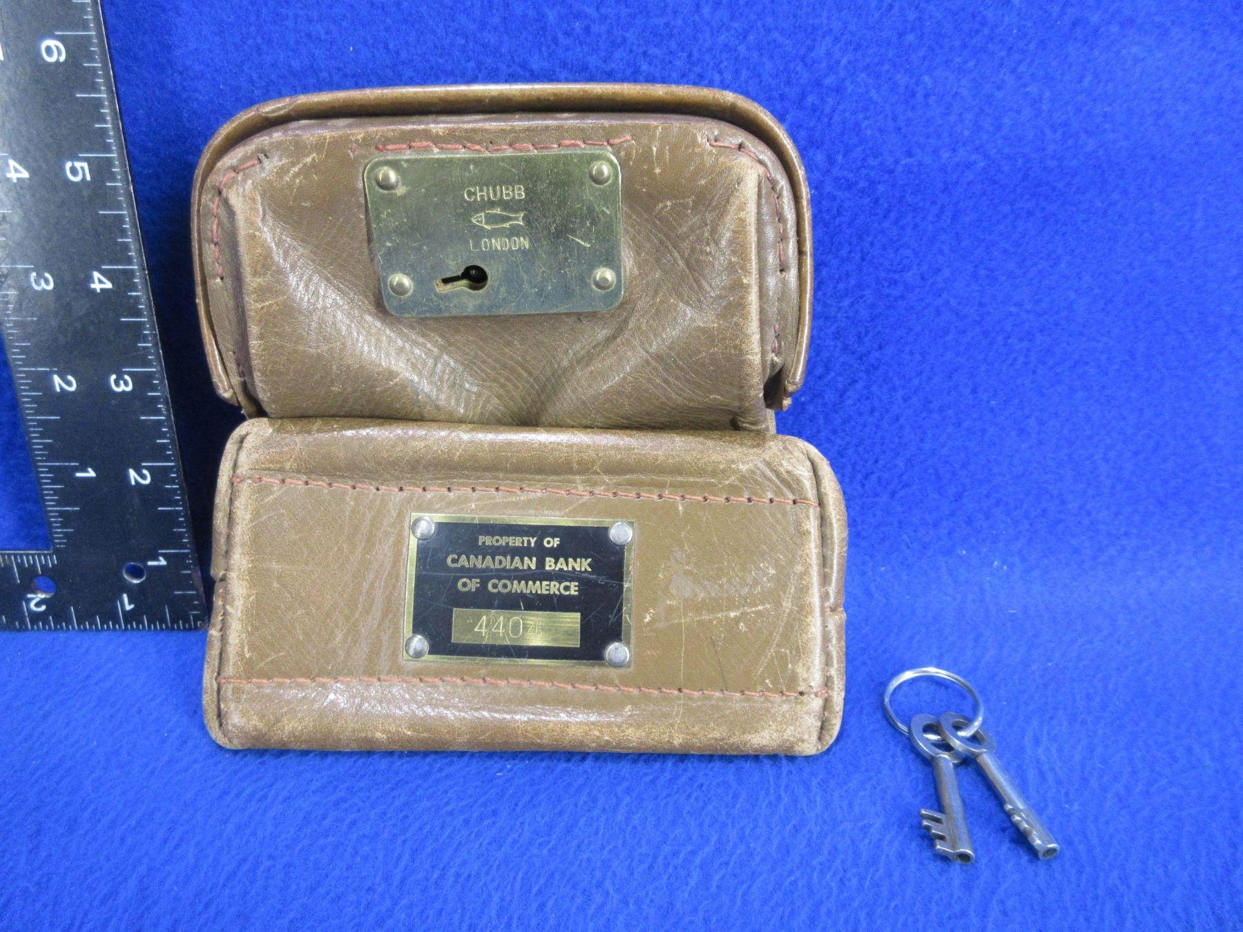 Vintage Chubb London Bank Bag