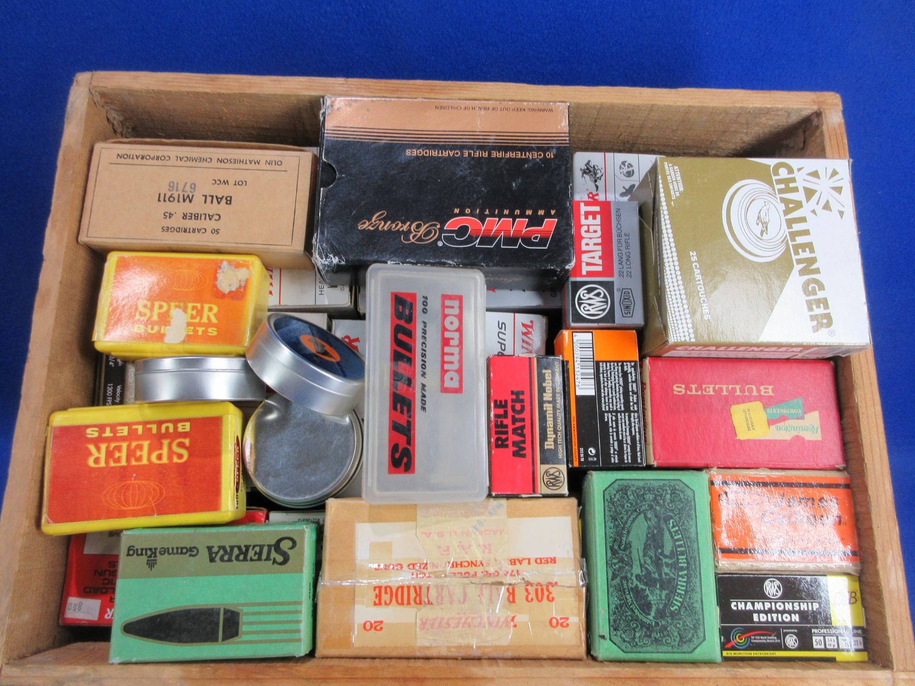 Columbia High Explosives Wood Box