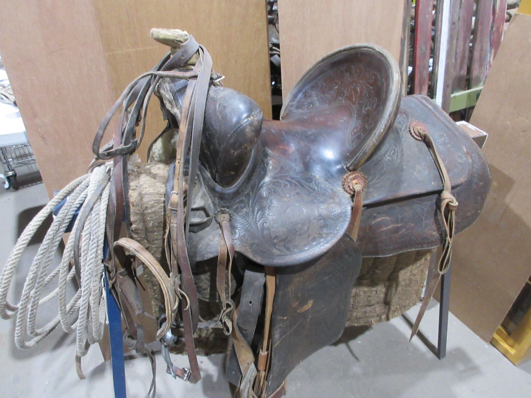 Vintage Riley & McCormick 14 " Saddle