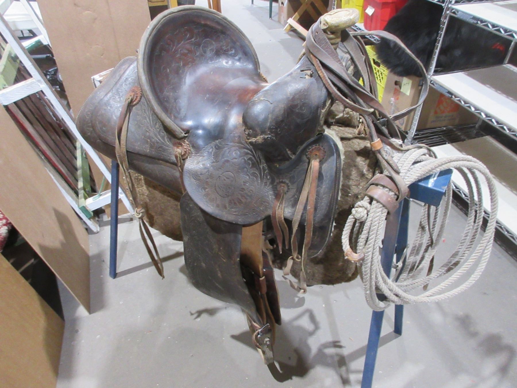 Vintage Riley & McCormick 14 " Saddle
