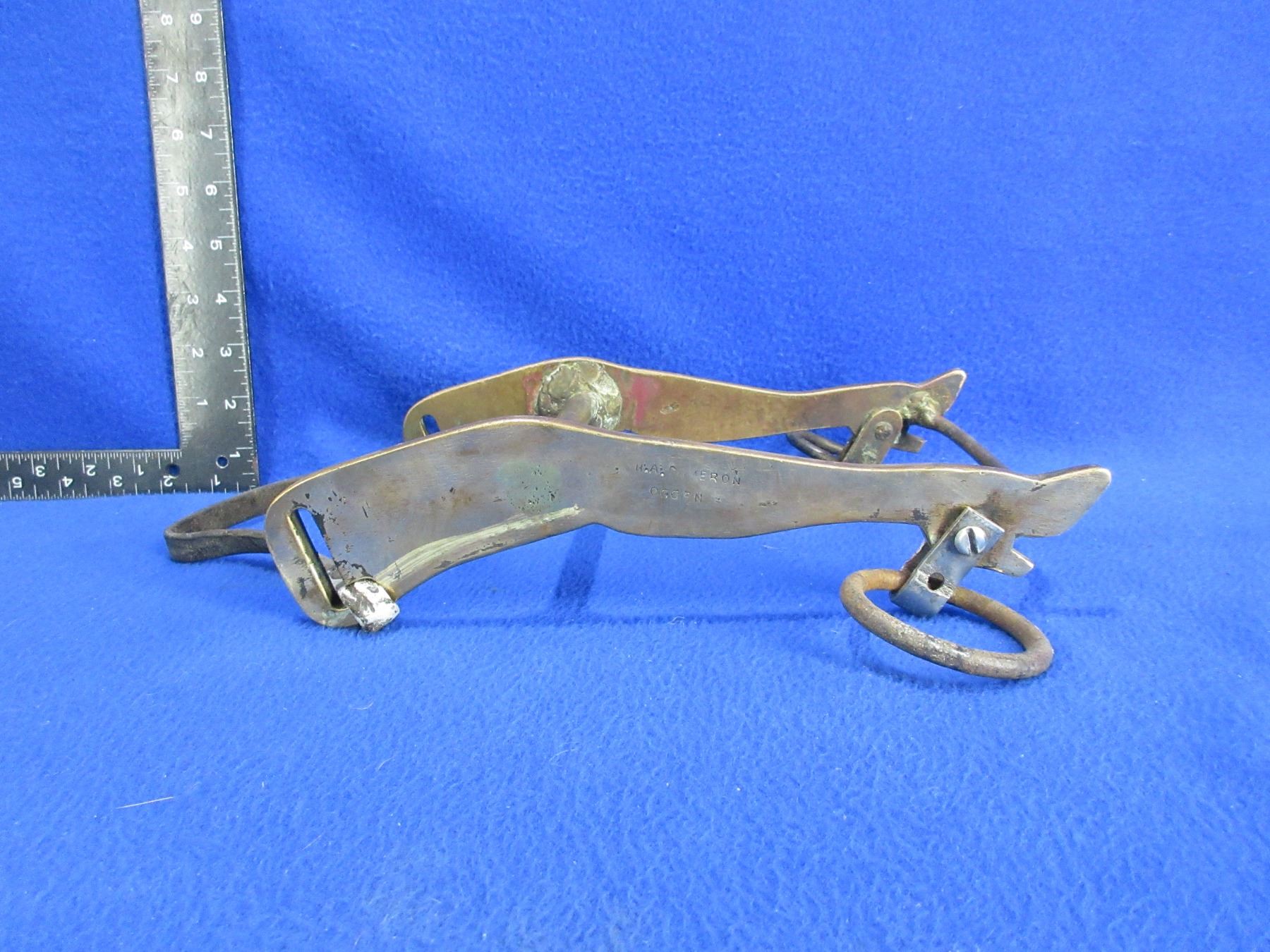 Vintage Brass Horse Bit - Lady Leg