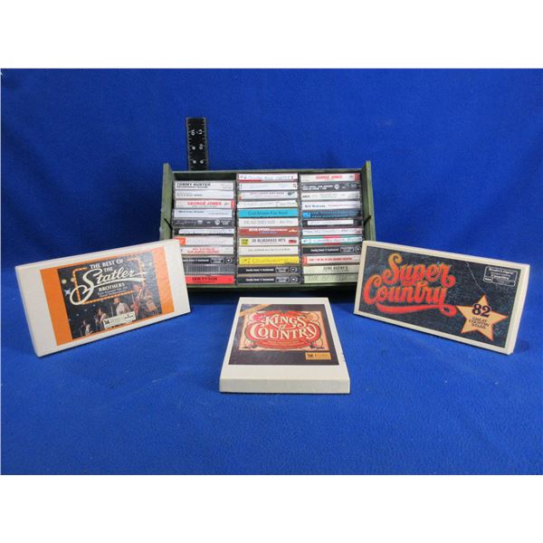 46 Assorted Cassette Tapes Country Music