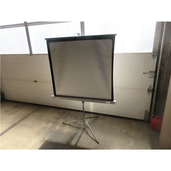 Vintage Perlux 40" x 40" Lenticular Higlo Projection Screen