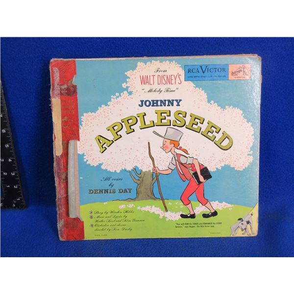 Vintage 78 RPM Vinyl Walt Disney's Johnny Appleseed