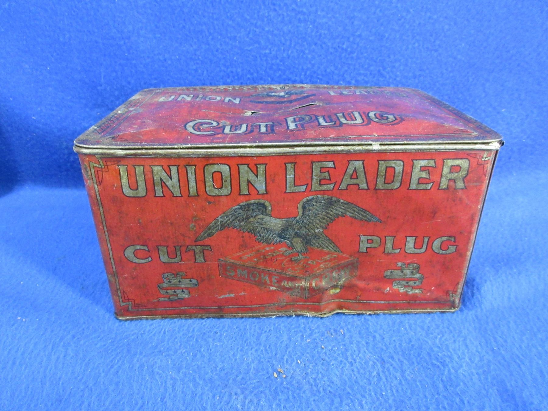 Vintage Tobacco Tin - Union Leader Cut Plug