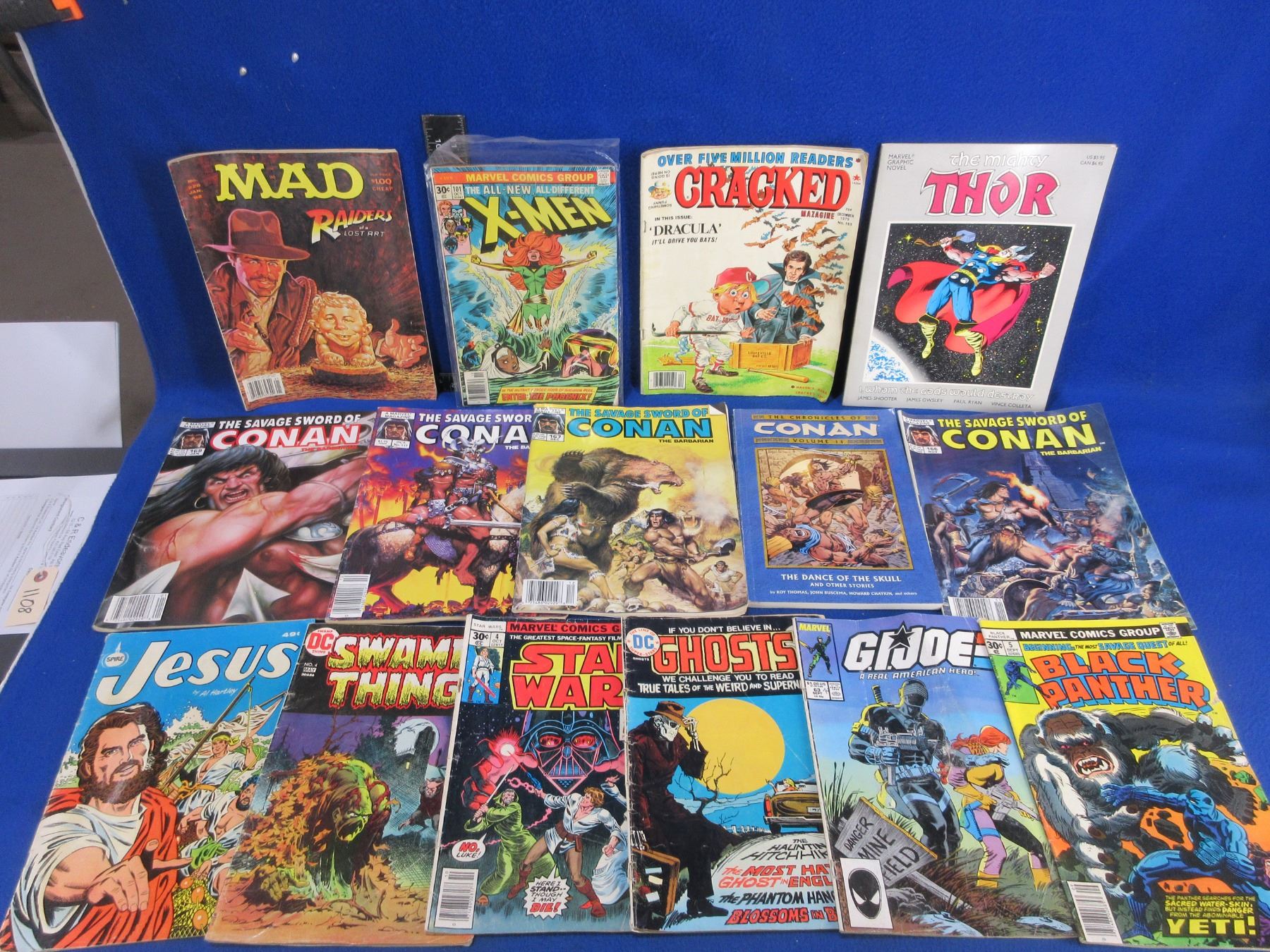 Lot of 15 Vintage DC, Marvel, Etc. Comic Books/Magazines