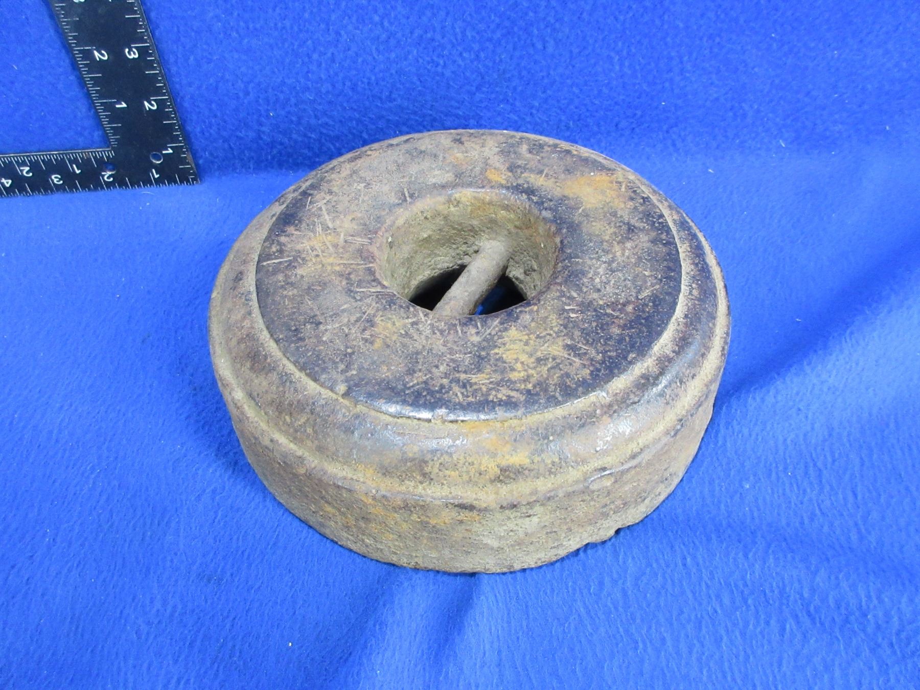 Vintage Cast Iron Horse Carriage Tether Weight/Post Anchor