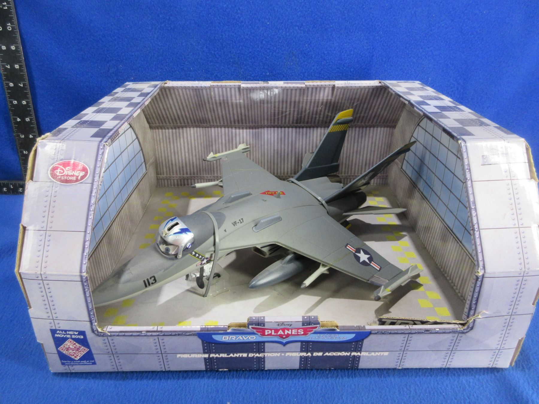 Vintage Disney "Planes" Bravo Talking Action Figure