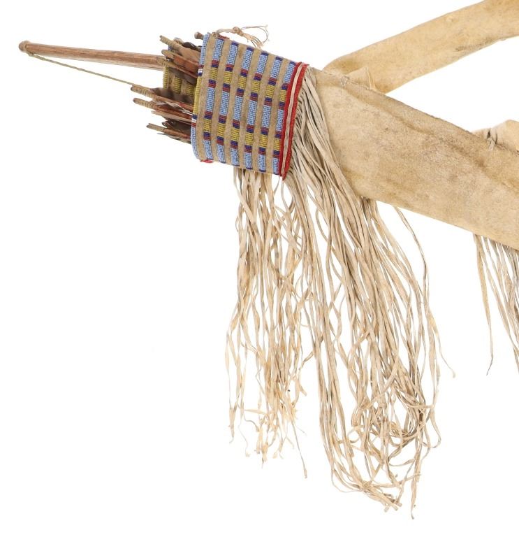 Ca. 1880 Cheyenne Bowcase, Quiver, Arrows & Bow